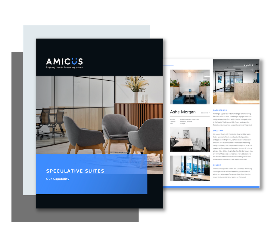 Speculative suites design and fitout brochure | Amicus
